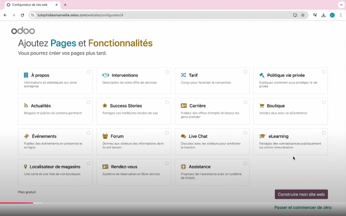 Créer un Site Web Odoo Gratuit I Tutoriel